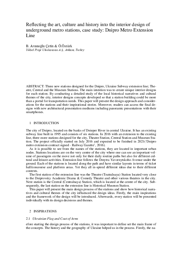 (PDF) Reflecting the art, culture and history into the interior design ...