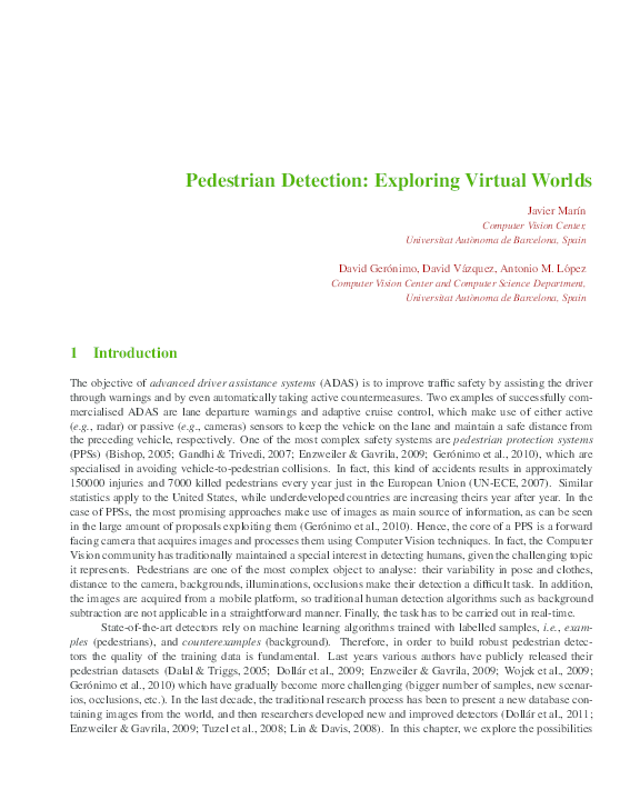 (PDF) Handbook of Pattern Recognition: Methods and Application