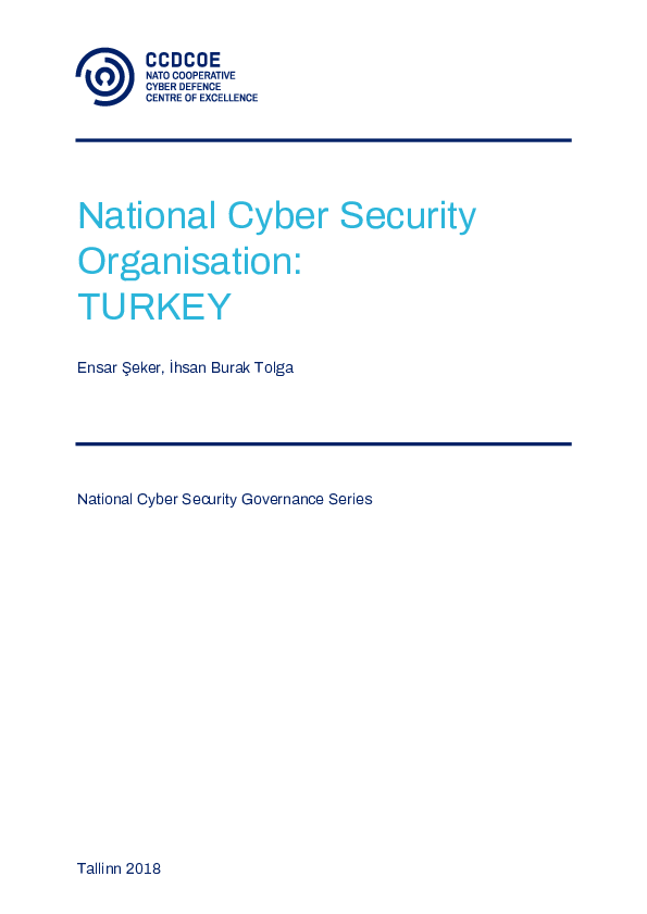 (PDF) Tallinn 2018 National Cyber Security Organisation: TURKEY