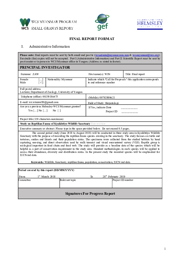 (DOC) FINAL REPORT FORMAT