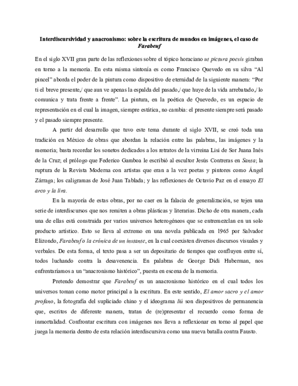 (PDF) Interdiscursividad y anacronismo: sobre la escritura de mundos en ...