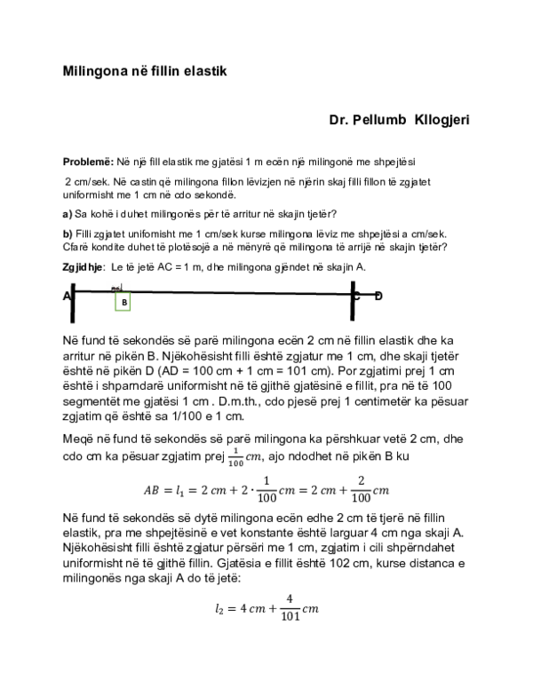 (PDF) Milingona ne fillin elastik