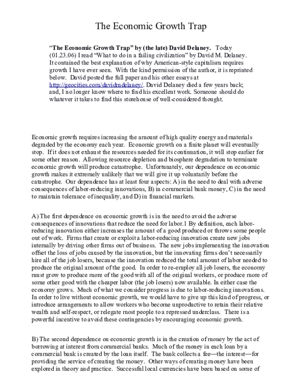 (PDF) “The Economic Growth Trap”