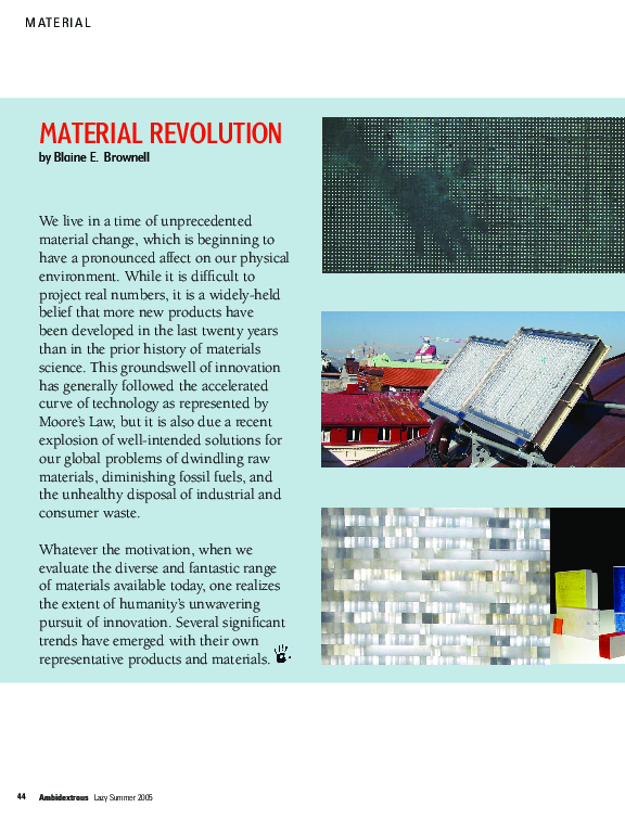 (PDF) Material Revolution