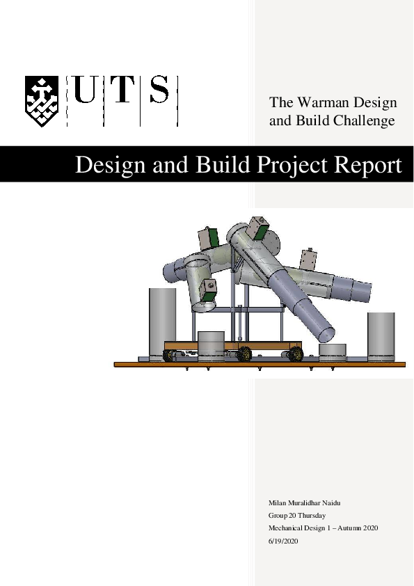 (PDF) The Warman Design and Build Challenge 2020 - Final Report