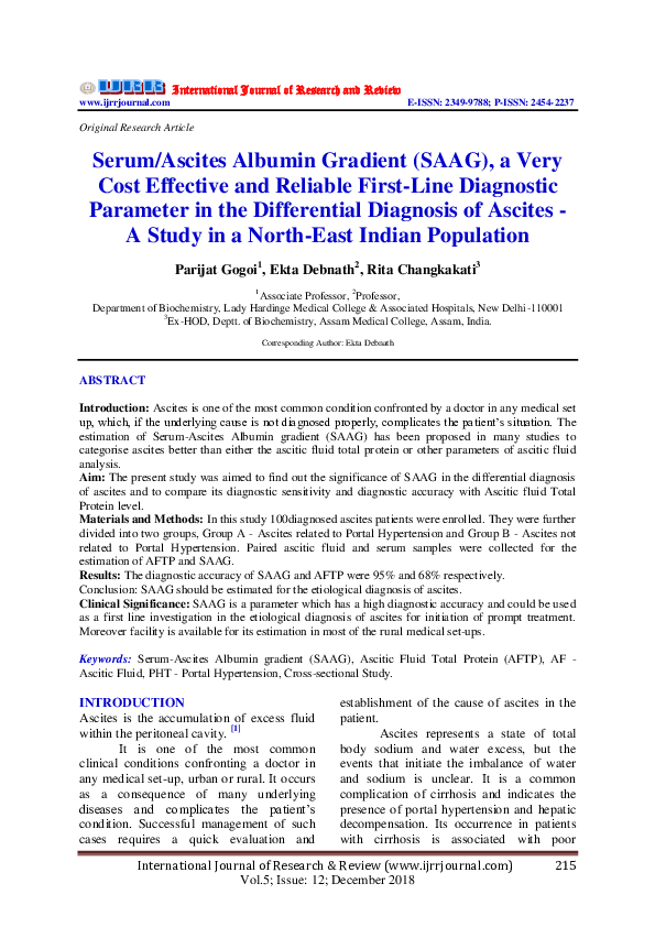 (PDF) The bromocresol purple method of albumin measurement ...