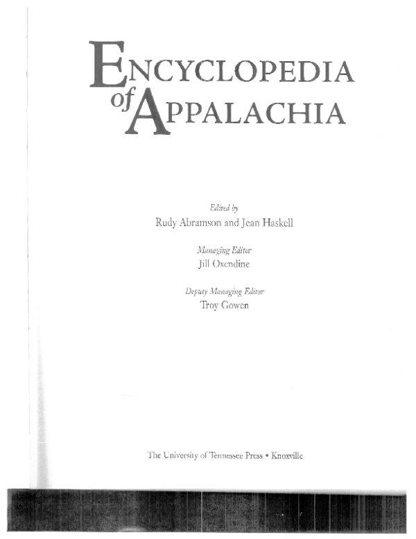 (PDF) African American Appalachian English
