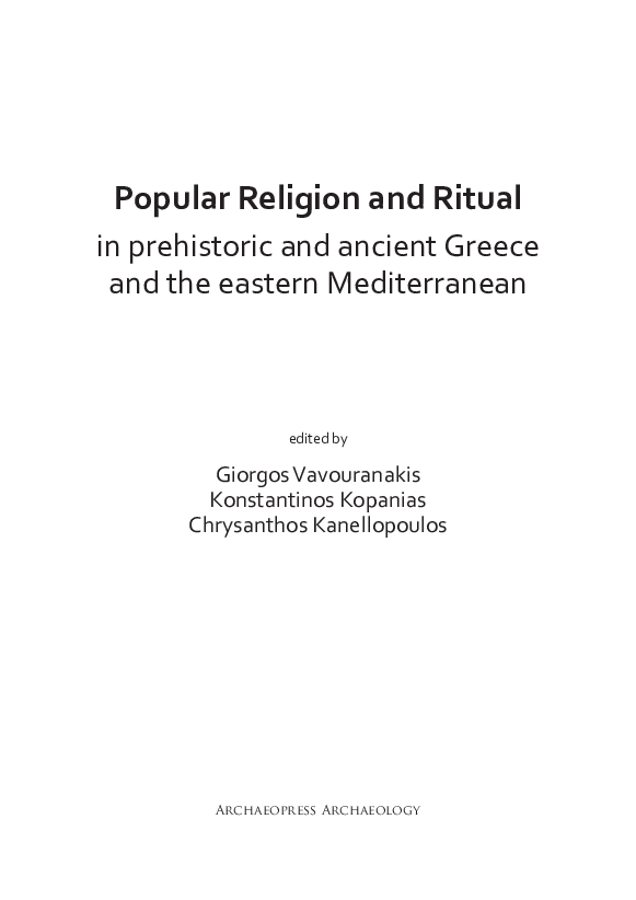 (PDF) Representations of the demon god Bes in East Greece (Samos ...