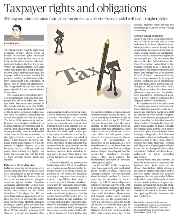 (PDF) Taxpayer rights and obligations