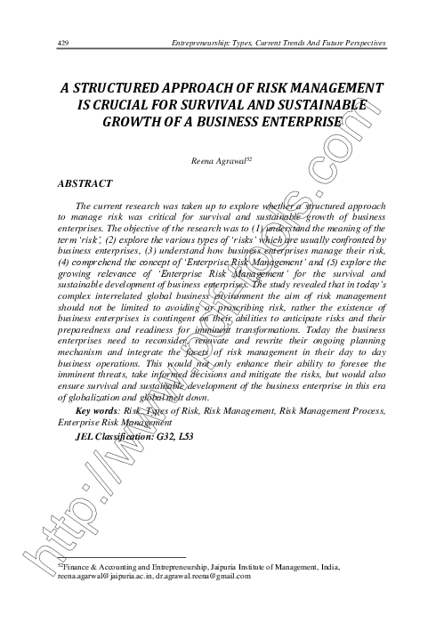 (PDF) Entrepreneurship: Types, Current Trends And Future Perspectives A ...