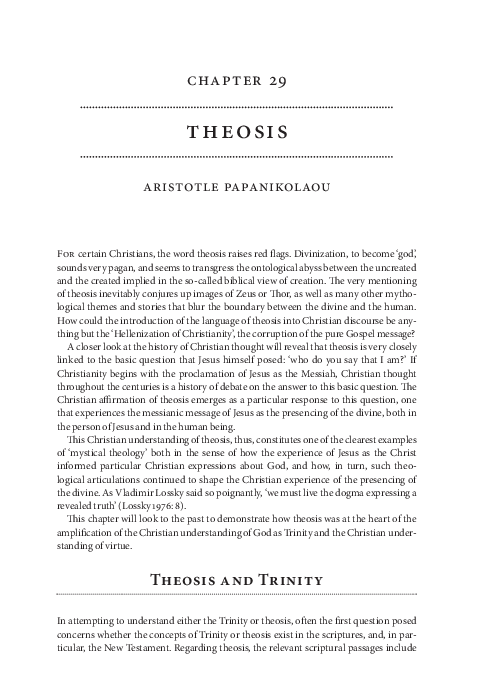 (PDF) Theosis