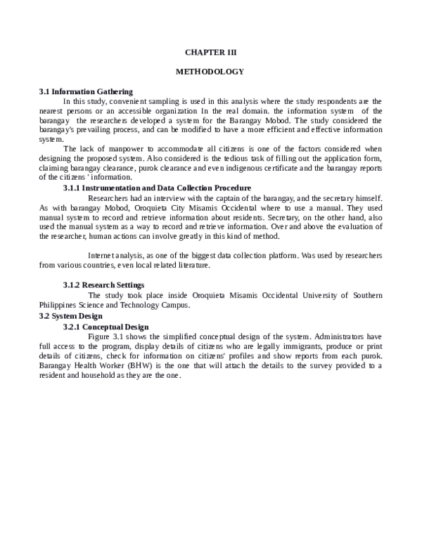 (PDF) CHAPTER III METHODOLOGY 3.1 Information Gathering