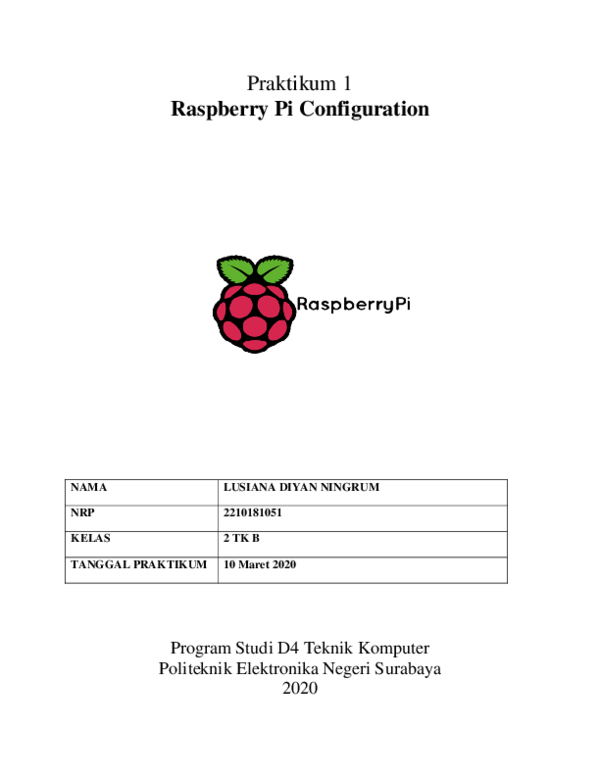 (PDF) Raspberry Pi Configuration