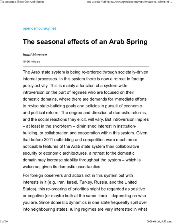 (PDF) The seasonal effects of an Arab Spring