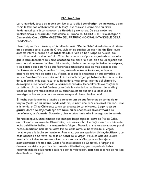 (DOC) El Chiru Chiru