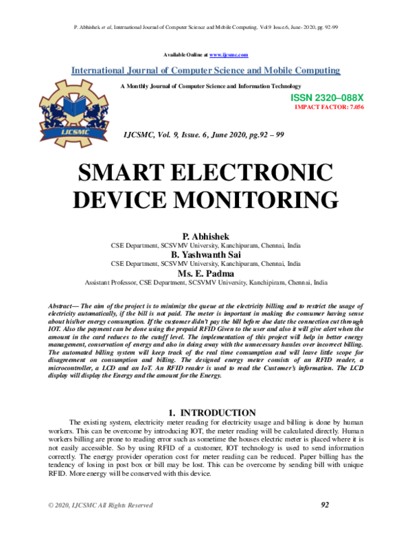 (PDF) SMART ELECTRONIC DEVICE MONITORING﻿