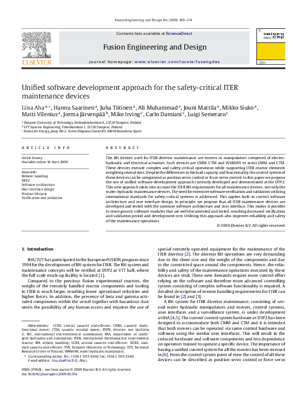 (PDF) Unified software development approach for the safety-critical ...