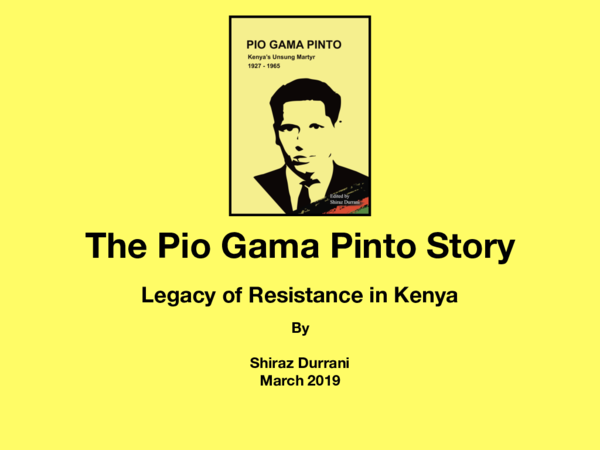 (PDF) The Pio Gama Pinto Story Legacy of Resistance in Kenya
