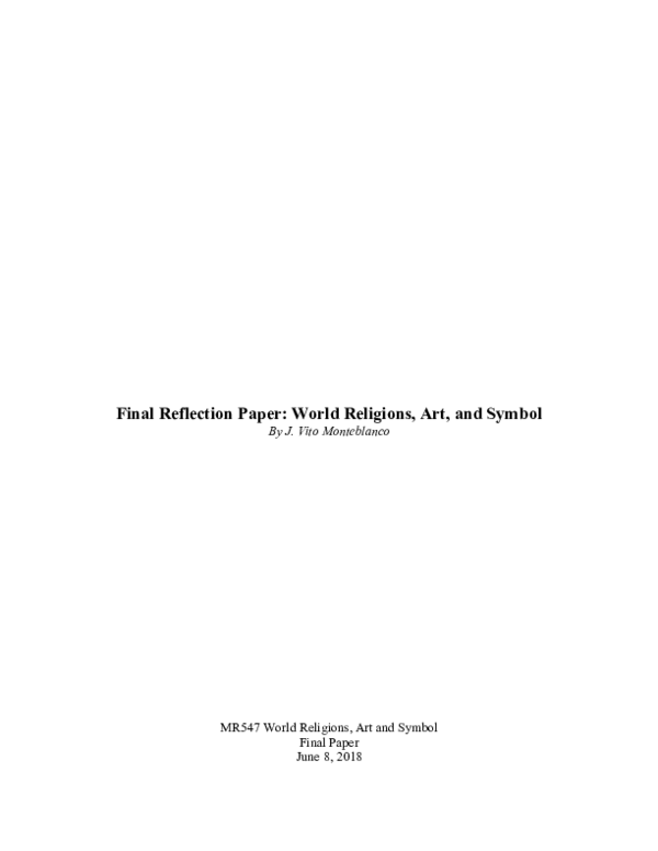 (PDF) World Religions, Art, and Symbol