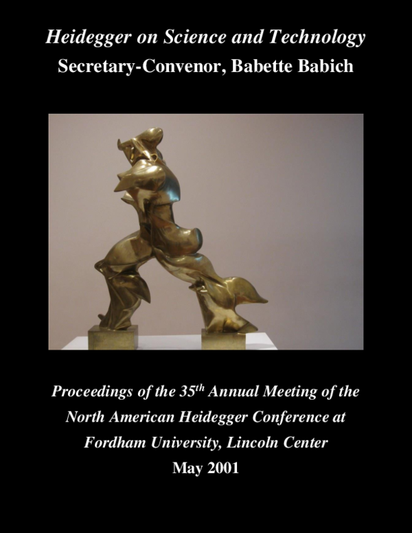 (PDF) Heidegger on Science and Technology