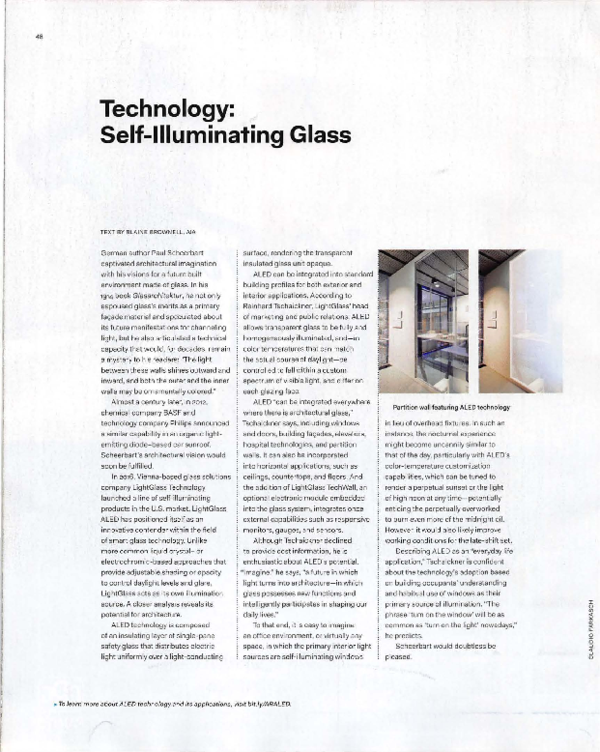 (PDF) Technology: Self-Illuminating Glass