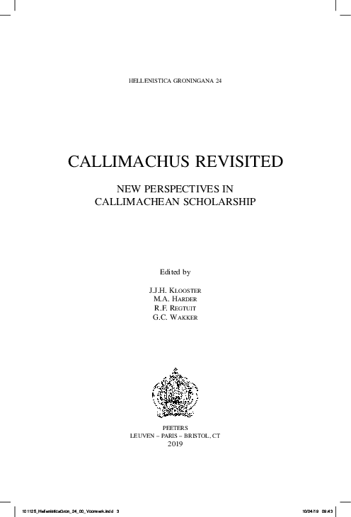 (PDF) Poetically Erect: Female Oriented Humor in Callimachus' Hymn to Demeter