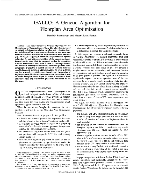 (PDF) GALLO: a genetic algorithm for floorplan area optimization