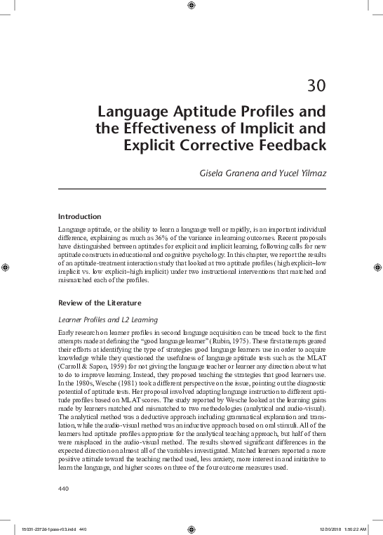 (PDF) Granena & Yilmaz (2019)