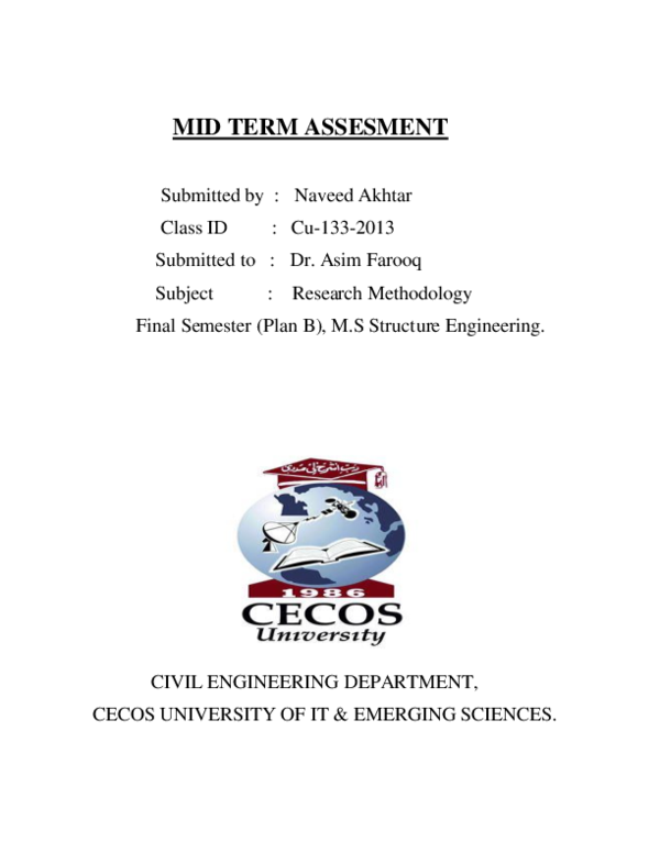 (PDF) MID TERM ASSESMENT
