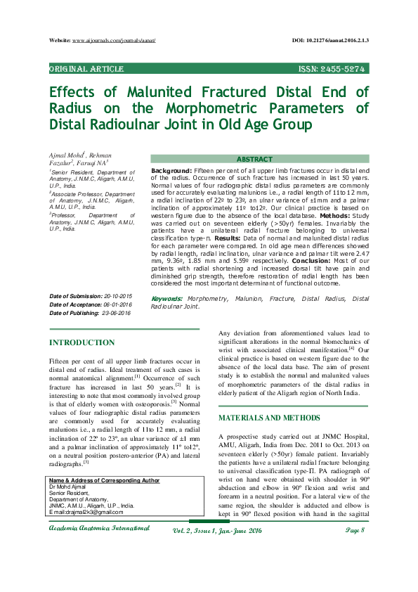 Pdf Correlation Between Functional Outcome And Radiological