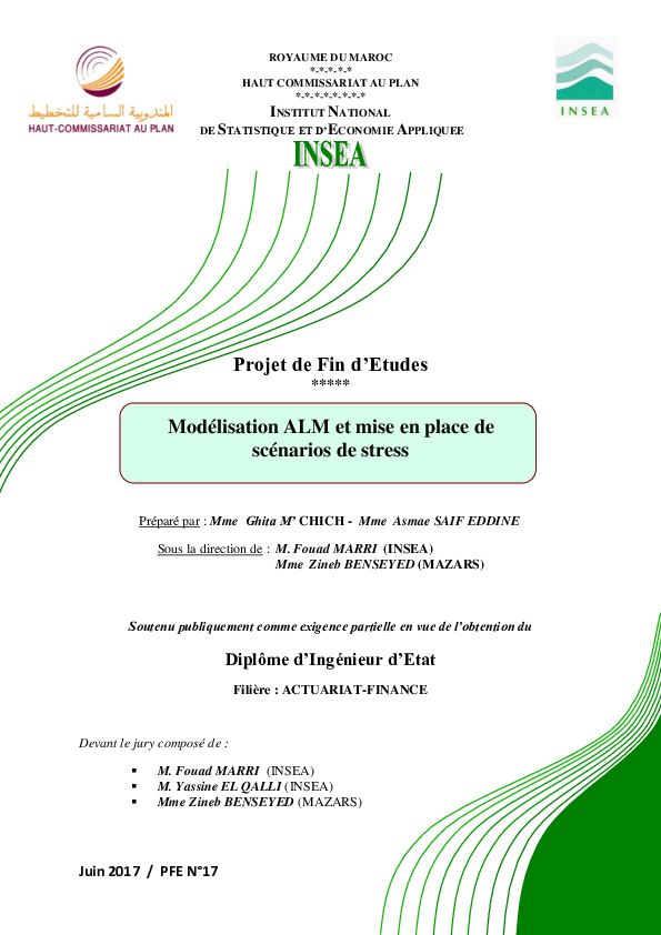 (PDF) Juin 2017 / PFE N°17 ROYAUME DU MAROC *-*-*-*-* HAUT COMMISSARIAT ...