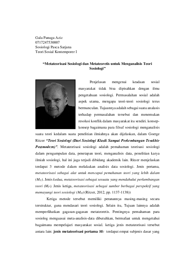 (PDF) Goerge Ritzer
