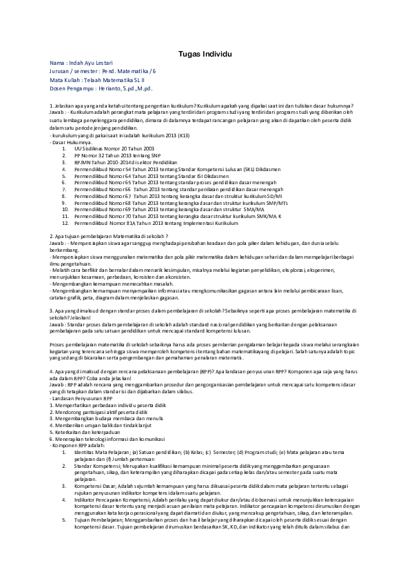 (PDF) Tugas Individu
