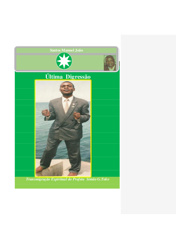 (PDF) Última Digressão Transmigração Espiritual do Profeta Simão G.Toko