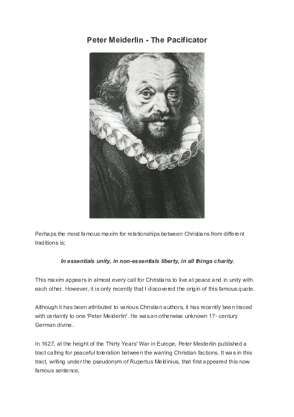 (DOC) Peter Meiderlin The Pacificator