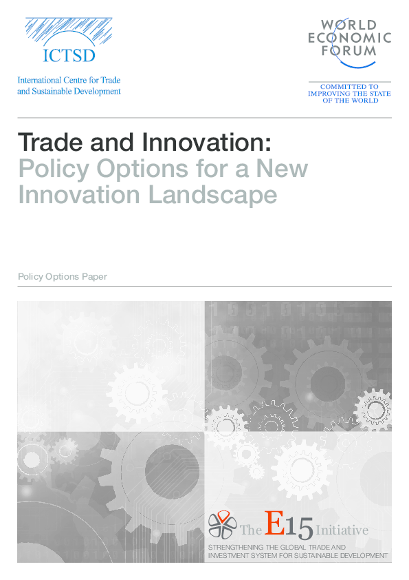 (PDF) Policy Options Paper Trade and Innovation: Policy Options for a ...