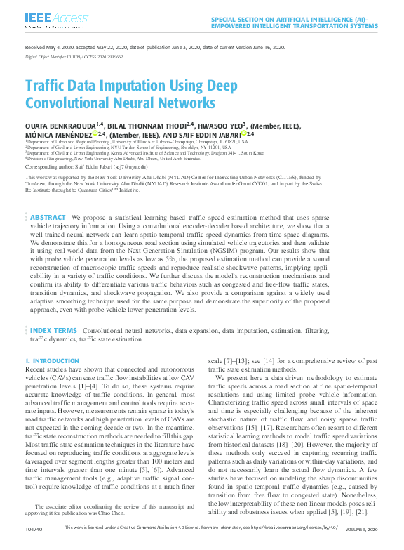 Pdf Special Section On Artificial Intelligence Ai Empowered Intelligent Transportation 