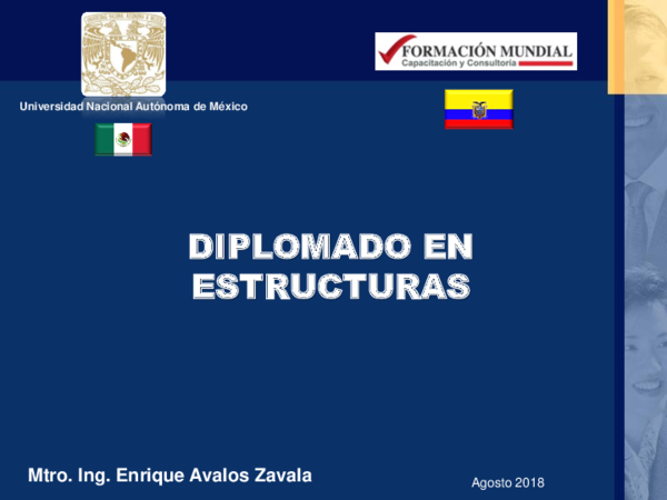 (PDF) Universidad Nacional Autónoma de México DIPLOMADO EN ESTRUCTURAS