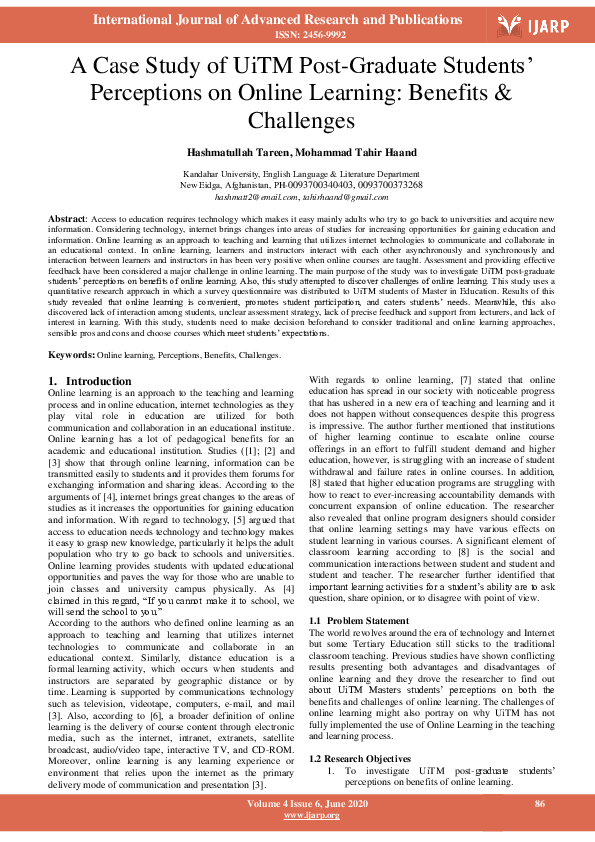 (PDF) International Journal of Advanced Research and Publications A ...