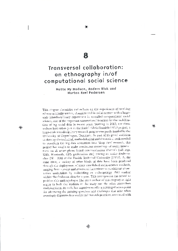 (PDF) Transversal Collaboration