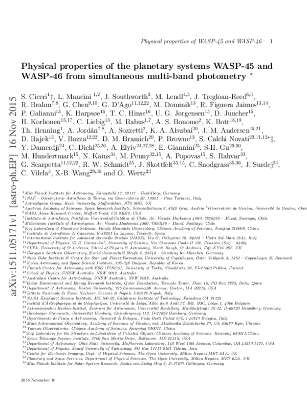 (PDF) Multiband Transit Light Curve Modeling of WASP-4 | Nikolay ...