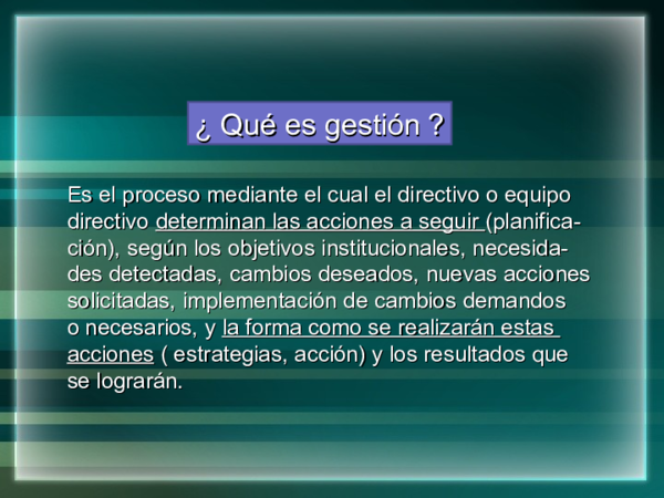 (PDF) Qué es gestión ? ¿ Qué es gestión