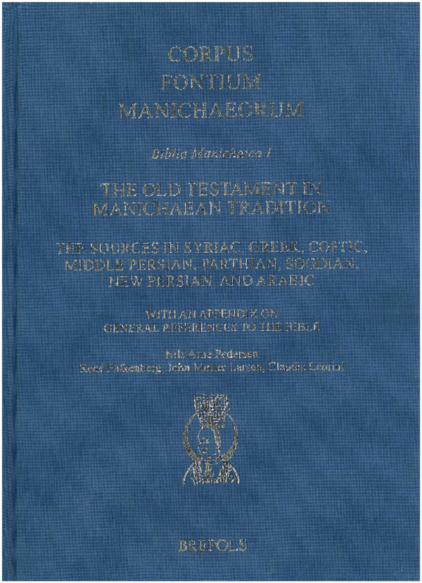 (PDF) The Old Testament in Manichaean Tradition (CFM Biblia Manichaica ...