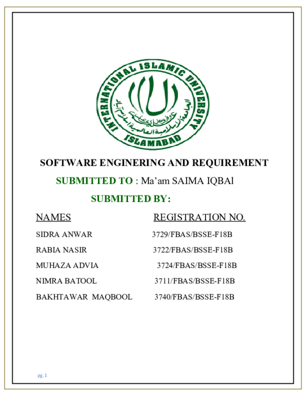 (DOC) Vision and Scope document( Hospital Management System)