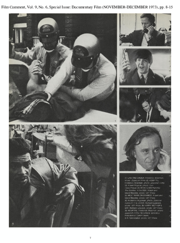 (PDF) Mamber-Cinema Verite and Social Concerns