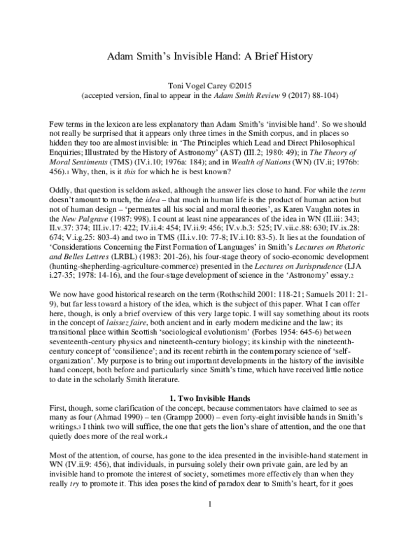 La Main invisible d-Adam Smithpdf - Université Paris 1 Panthéon