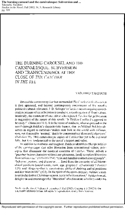 (PDF) The Burning Carousel and the Carnivalesque: Subversion and ...