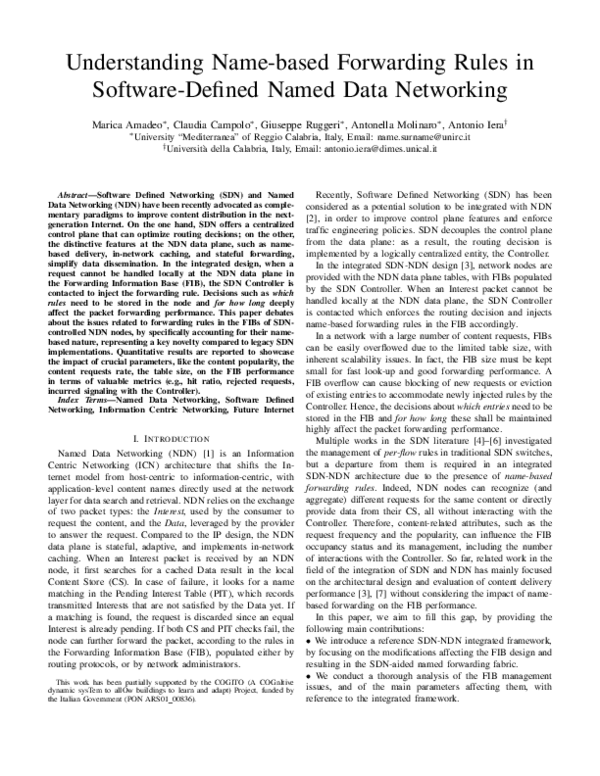 (PDF) Understanding Name-based Forwarding Rules in Software-Defined Named Data Networking ...