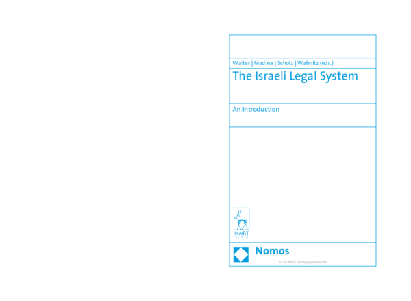 (PDF) The Israeli Legal System