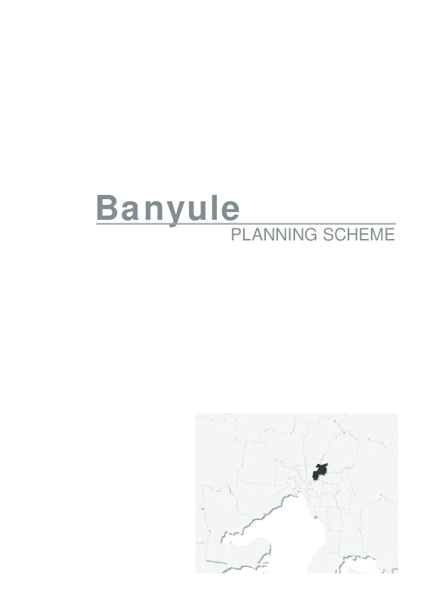 (PDF) Banyule PS Ordinance